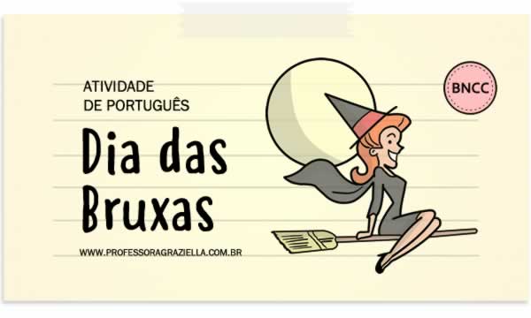 Atividade de Português – Dia das bruxas: interpretação de texto ...